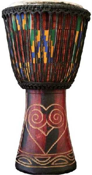 LARGE DJEMBE DRUM FROM GHANA