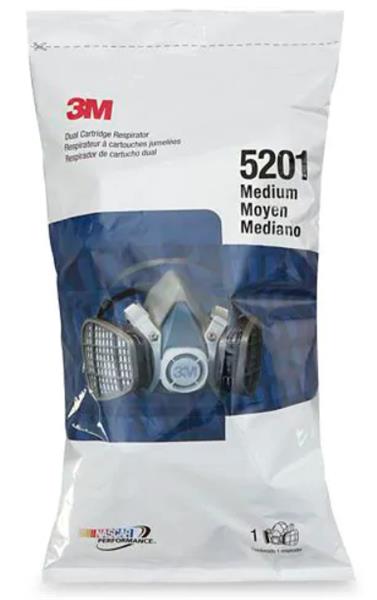 3M 5201 Half-Face Respirator