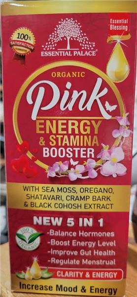 Organic Pink Energy and Stamina Booster