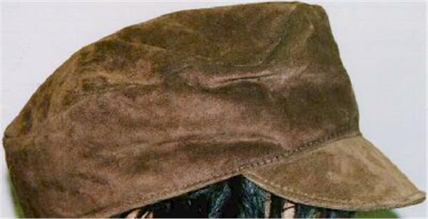 Village Cap Brown Suede
