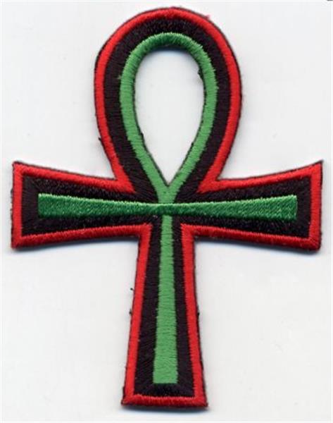 Ankh (Red, Black & Green) Patch