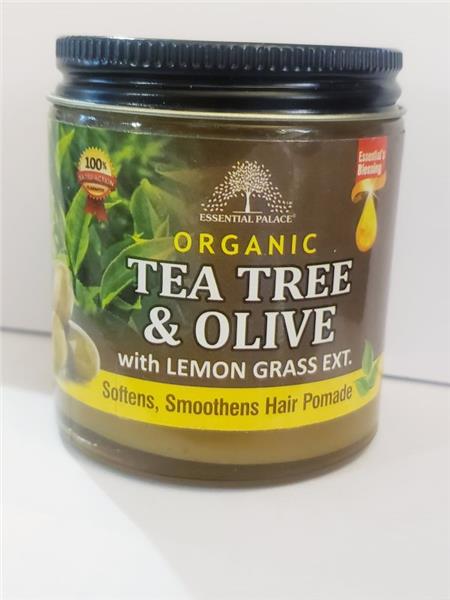 Organic Tea Tree & Olive With Lemongrass Extract Hair Pomade